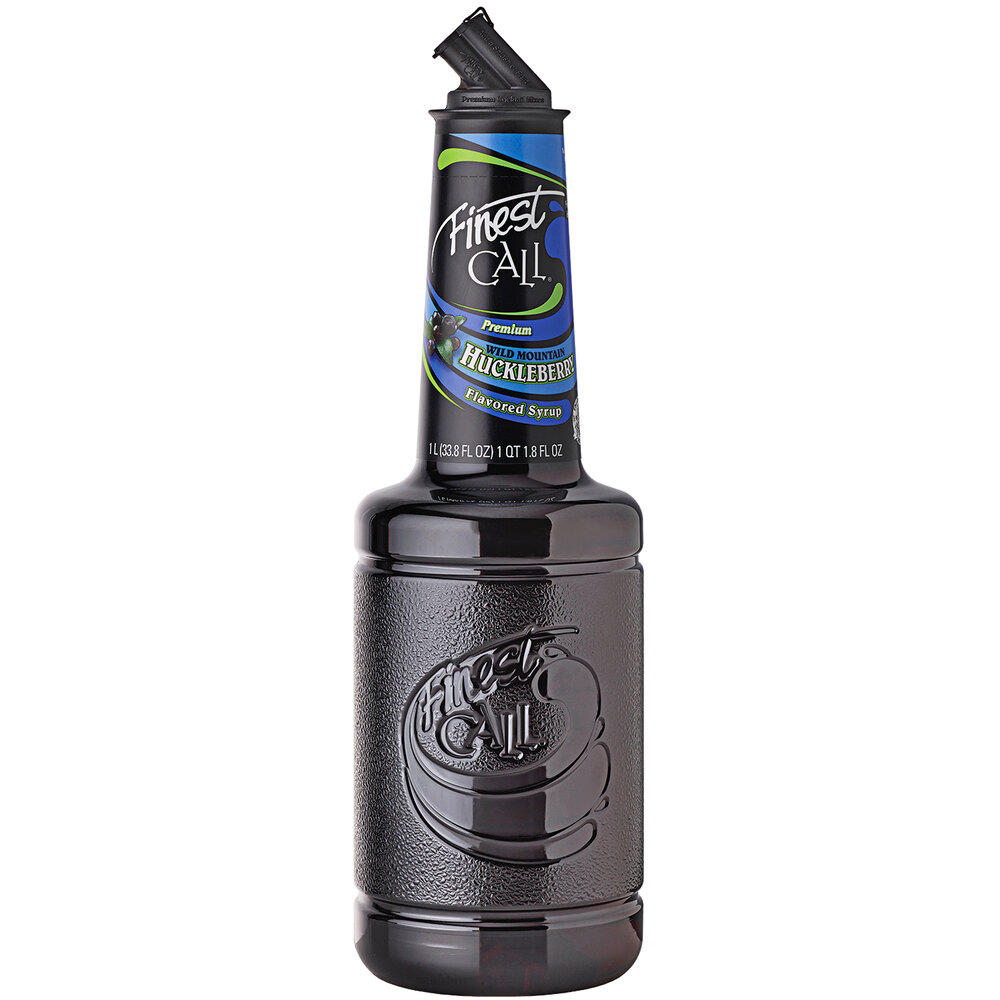 Finest Call 1 Liter Premium Wild Mountain Huckleberry Syrup