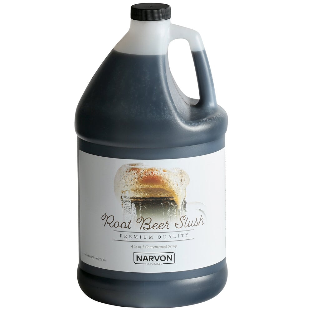 Narvon Root Beer Slushy 4.5:1 Concentrate 1 Gallon