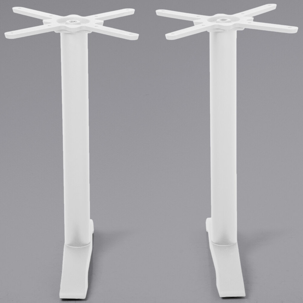 BFM Seating Bali Steel White Outdoor / Indoor Standard Height End Table ...