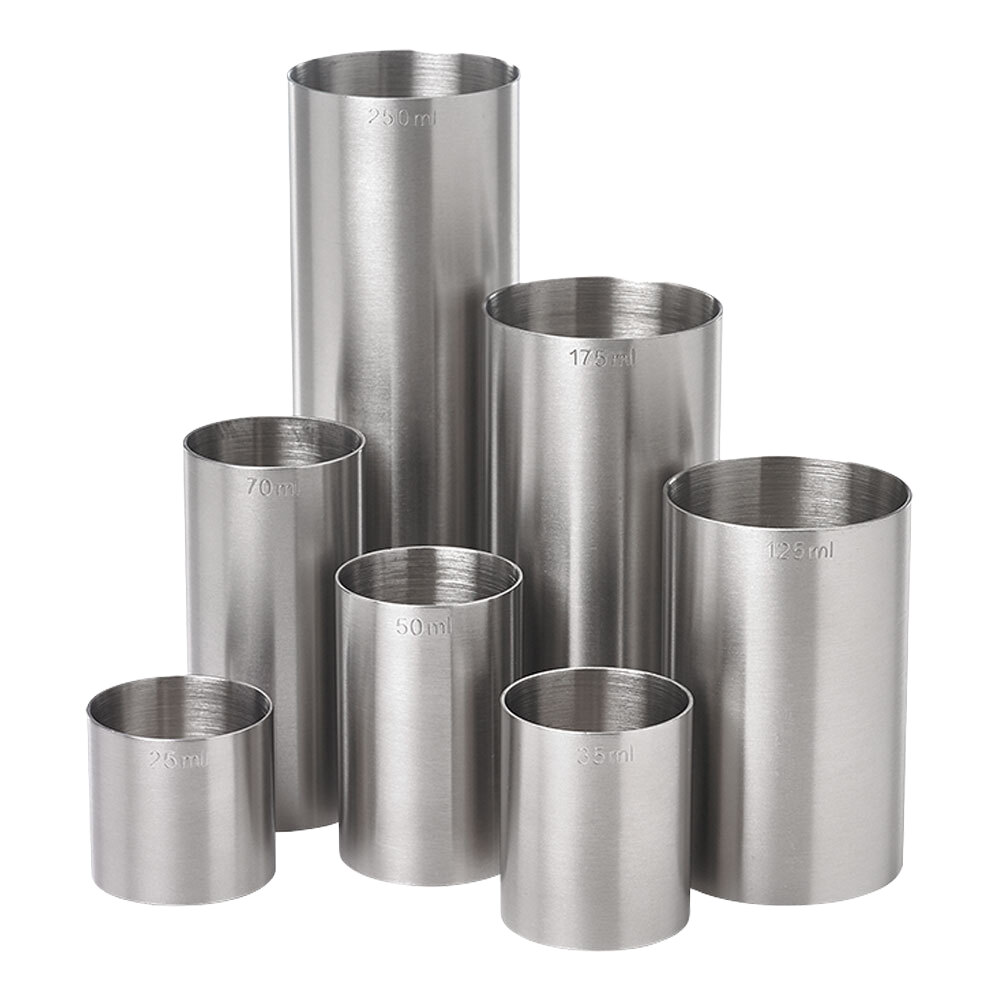 Barfly® M37097 Stainless Steel 7-Piece Thimble Measure Set