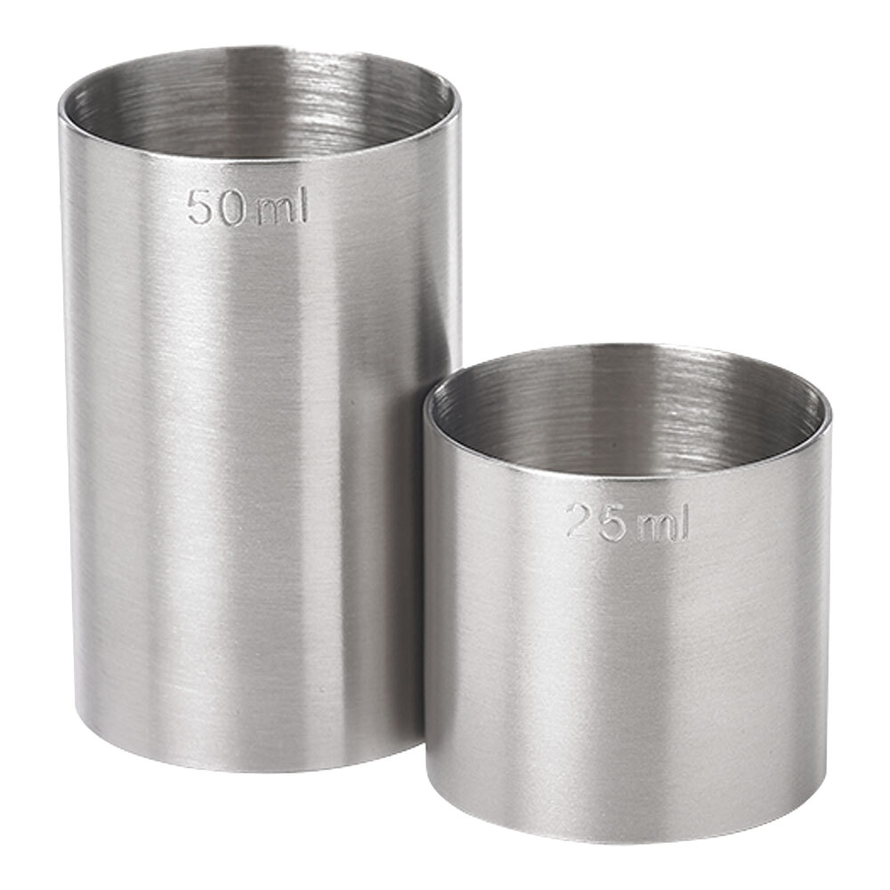 Barfly® M37094 Stainless Steel 2-Piece Thimble Measure Set