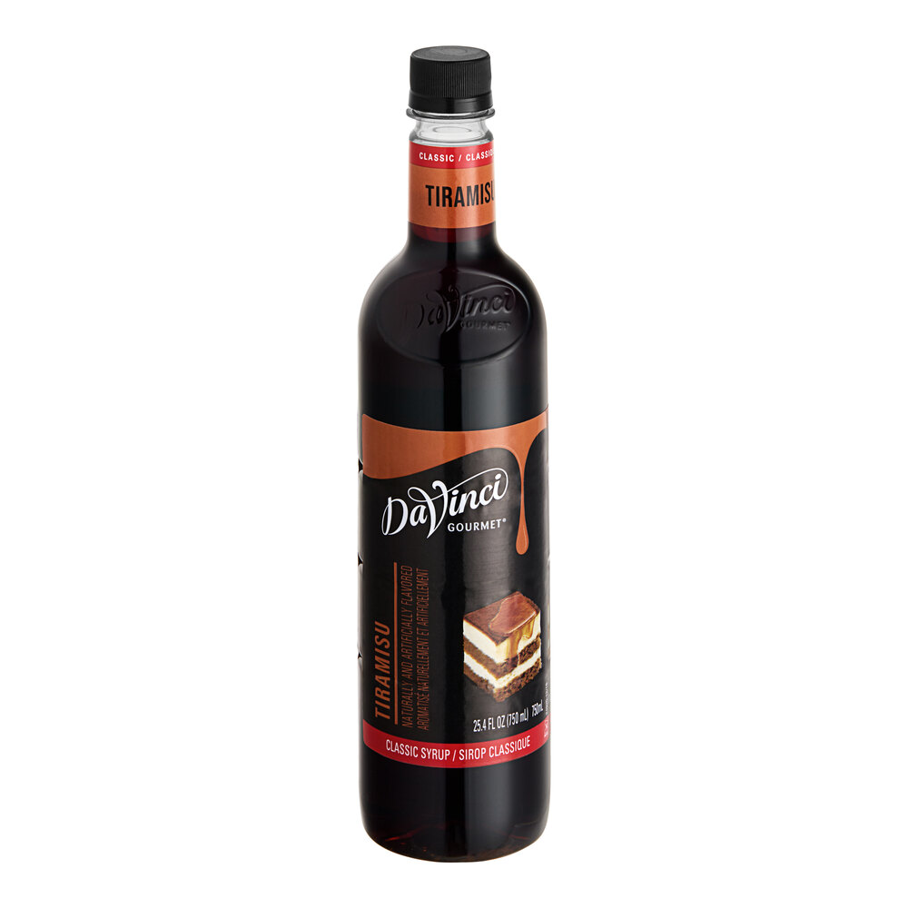DaVinci Gourmet Classic Tiramisu Flavoring Syrup 750 mL