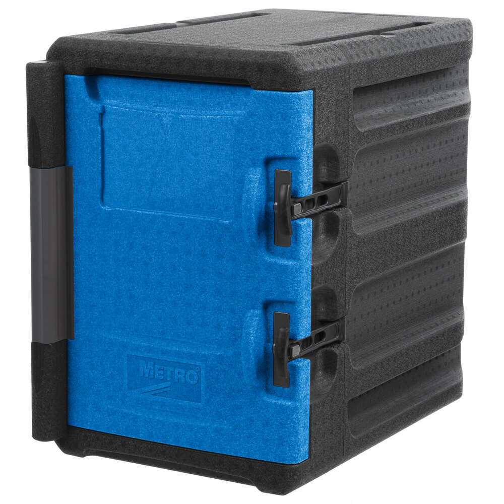 Metro Mightylite Black Front Loading EPP Insulated Food Pan Carrier ...