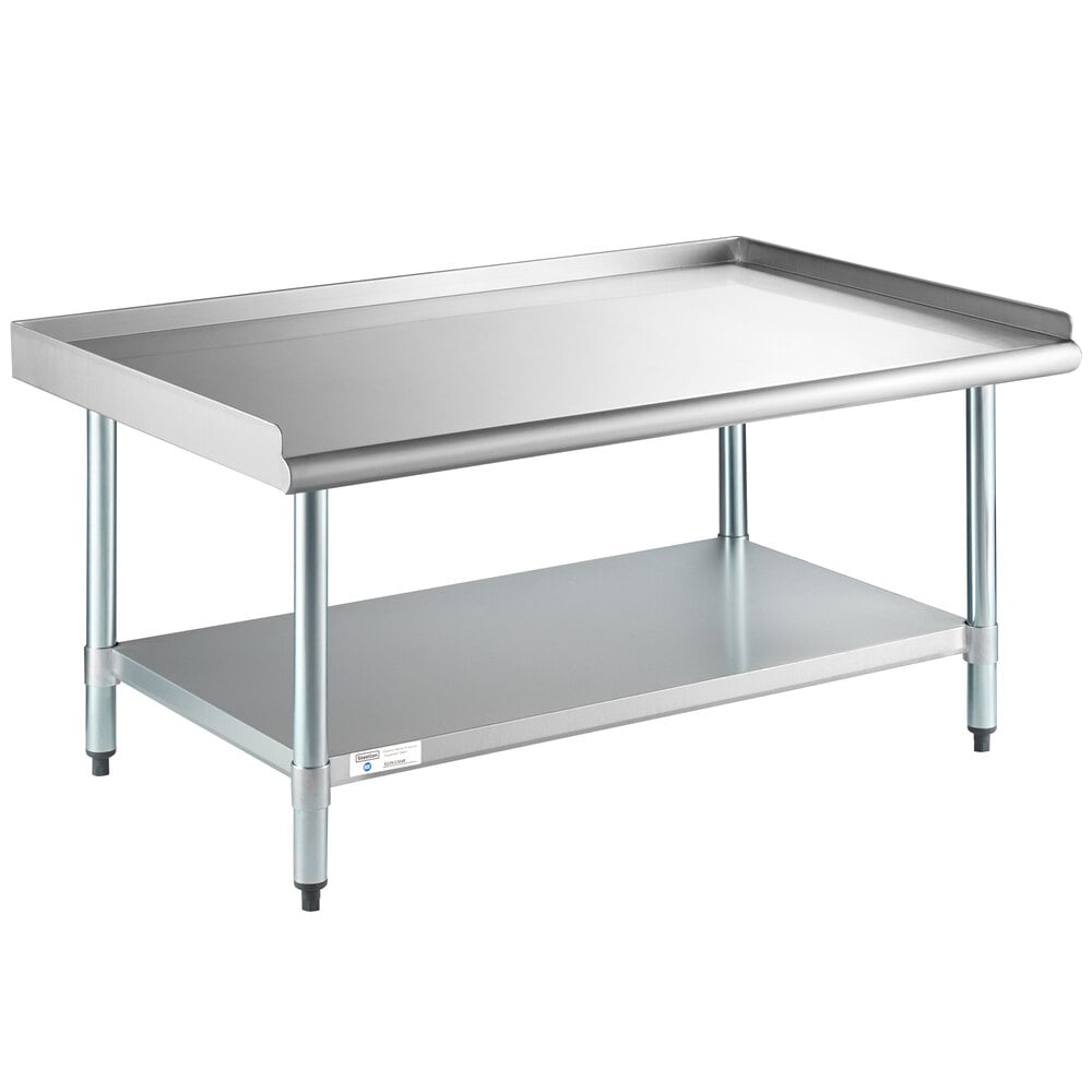 Steelton 30" x 48" 18-Gauge Stainless Steel Equipment Stand with ...