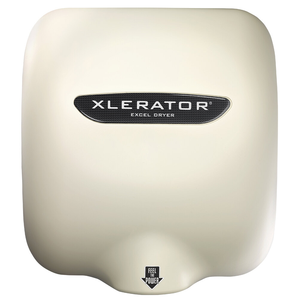 Excel XL-SPV-B XLERATOR® Bone White High-Speed Hand Dryer - 208 / 277V ...