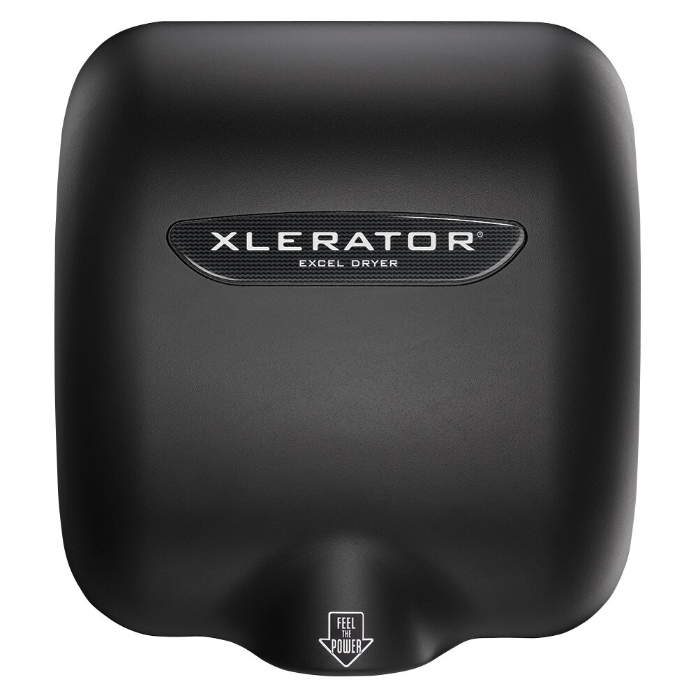 Excel XL-SPV-RB XLERATOR® Raven Black High-Speed Hand Dryer - 208 ...