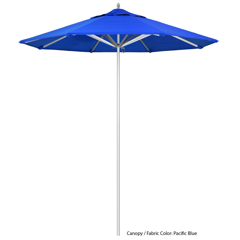 California Umbrella AAT 758 SUNBRELLA 1A Rodeo 7 1/2' Round Push Lift ...