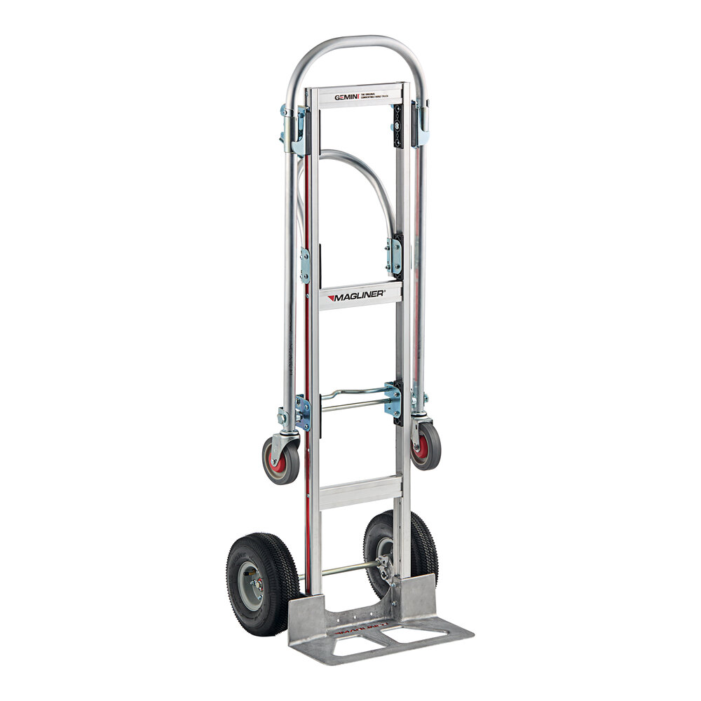 Magliner Gemini Sr. 500 lb. 2-in-1 Convertible Hand Truck with 10 ...