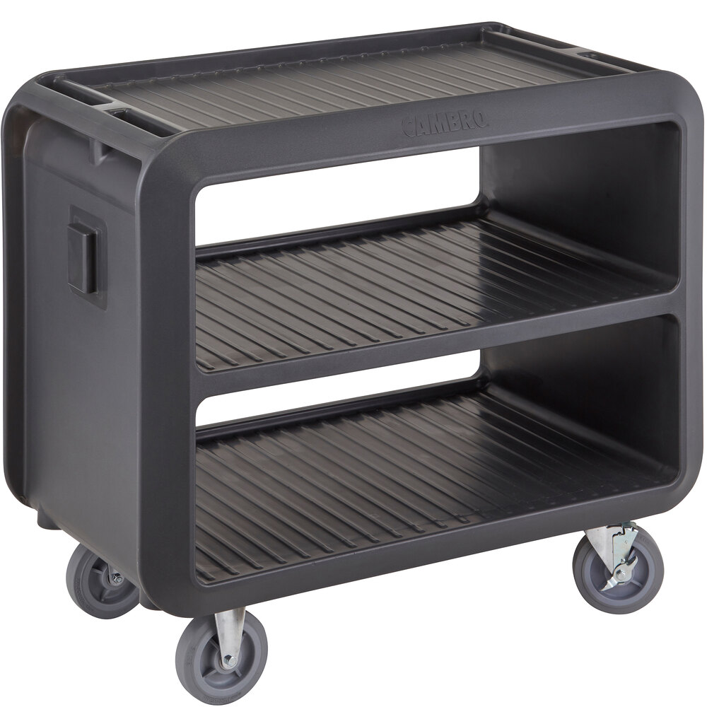Cambro SC337615 Service Cart Pro 42" x 24" x 37" Charcoal Gray One ...