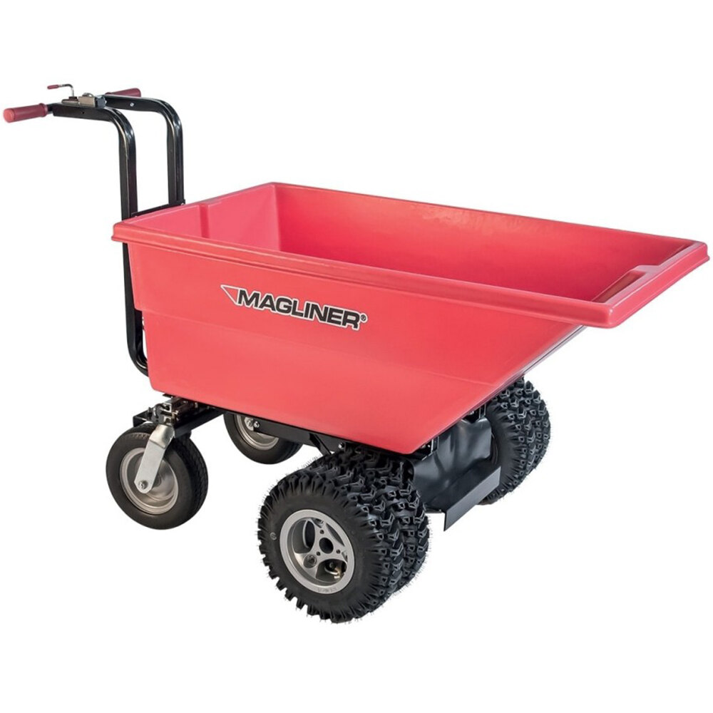 0.22 Cubic Yard Magliner Motorized Hopper Cart with 13" Aggressive ...