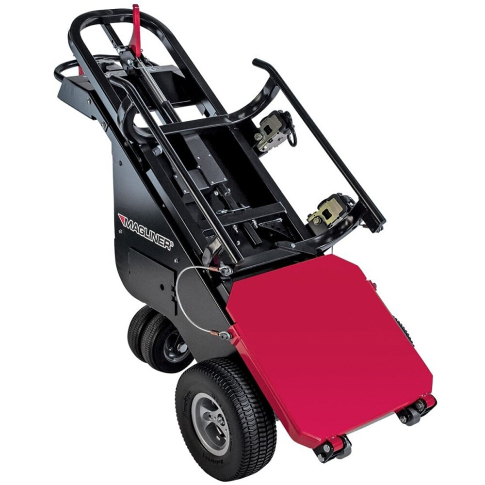 Magliner MDC90B-1 1100 lb. Motorized Dewar Cart with 2 Ratchet Straps