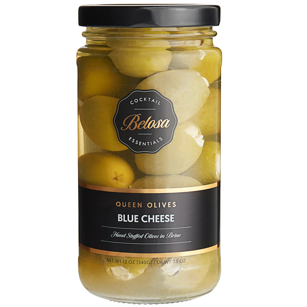 Belosa Blue Cheese Stuffed Queen Olives 12 oz. (7.5 oz. Dr. Wt.)