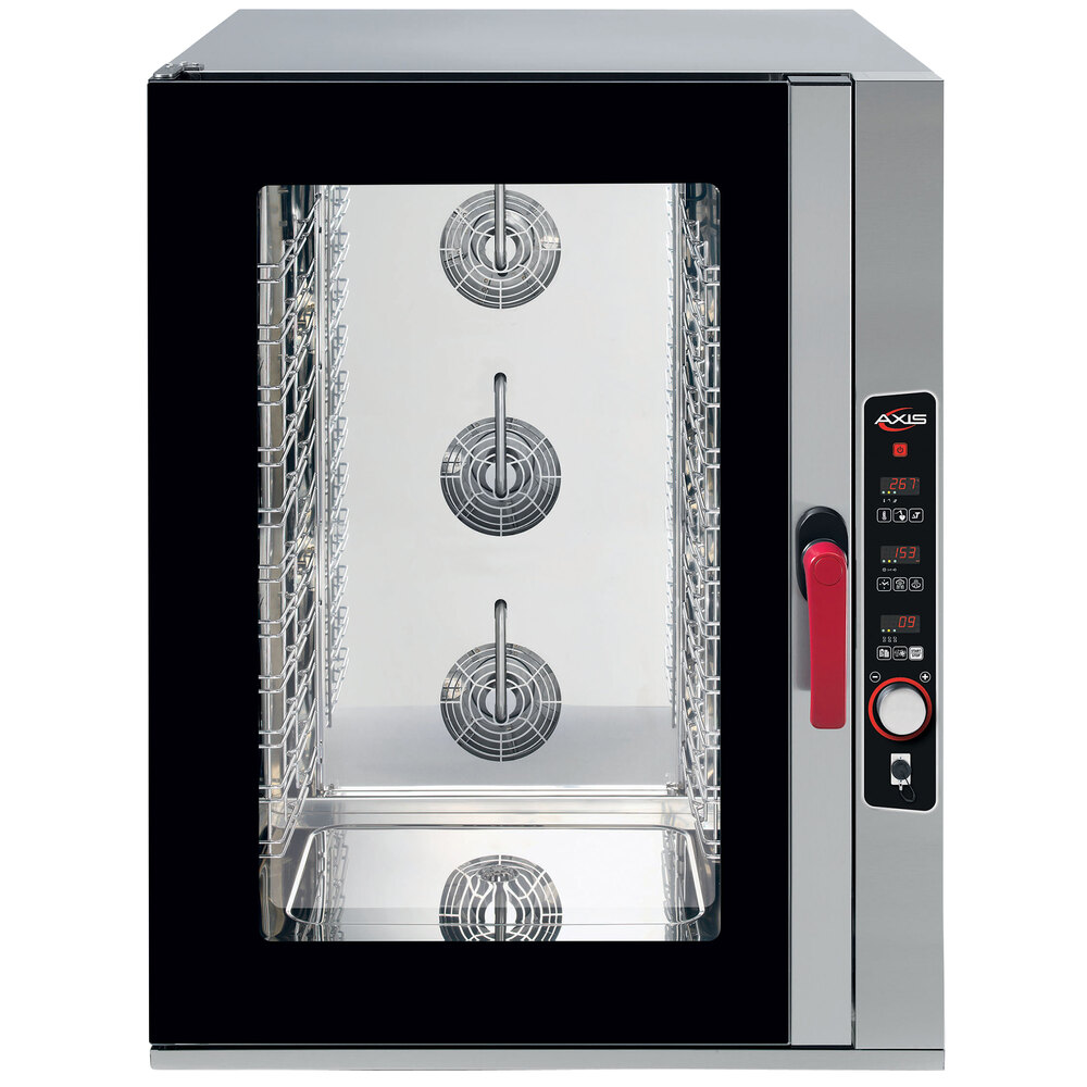 Axis AX-CL10D Full Size 10 Pan Combi Oven with Digital Controls - 208 ...
