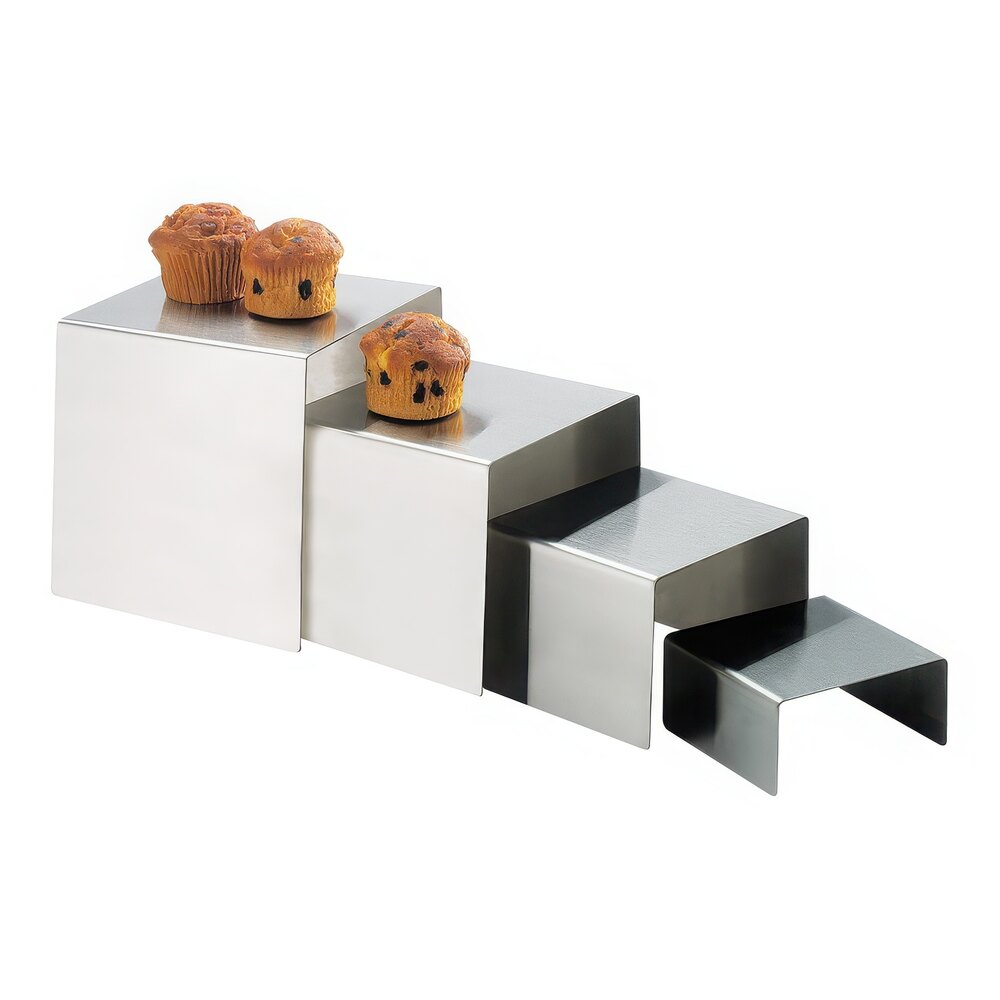 Cal-Mil 239 Stainless Steel Nesting Riser Set