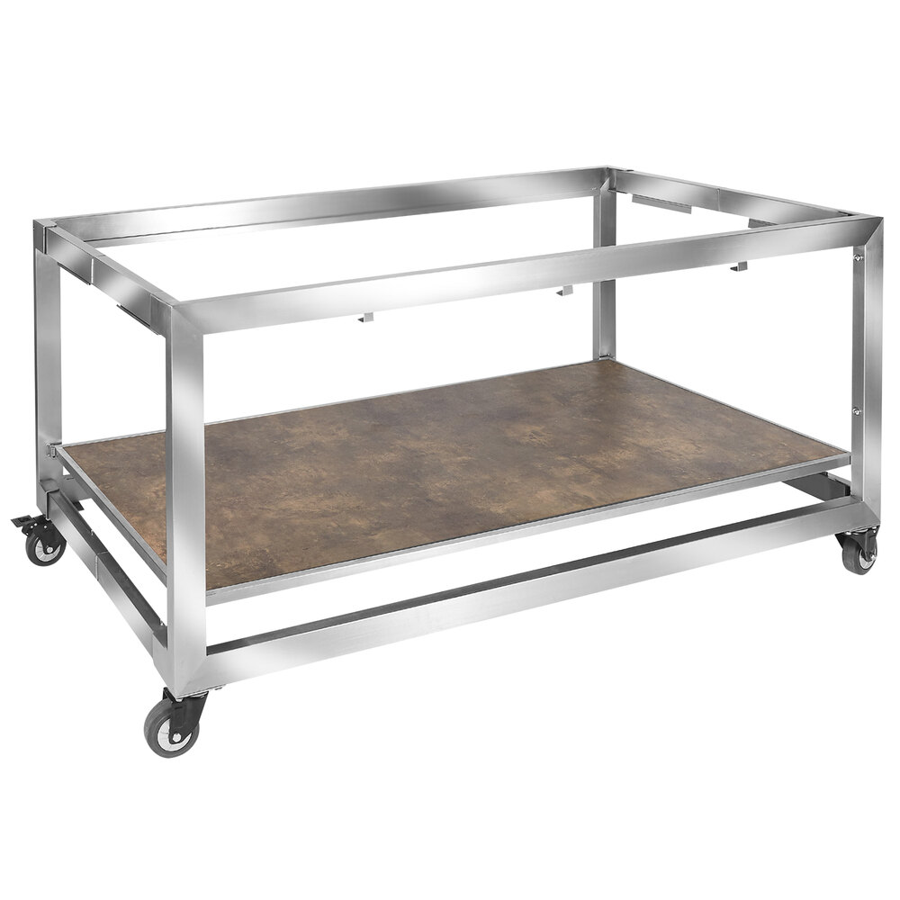 Eastern Tabletop ST5900 Hub Buffet 66" x 30 3/4" x 32 1/4" Brushed ...