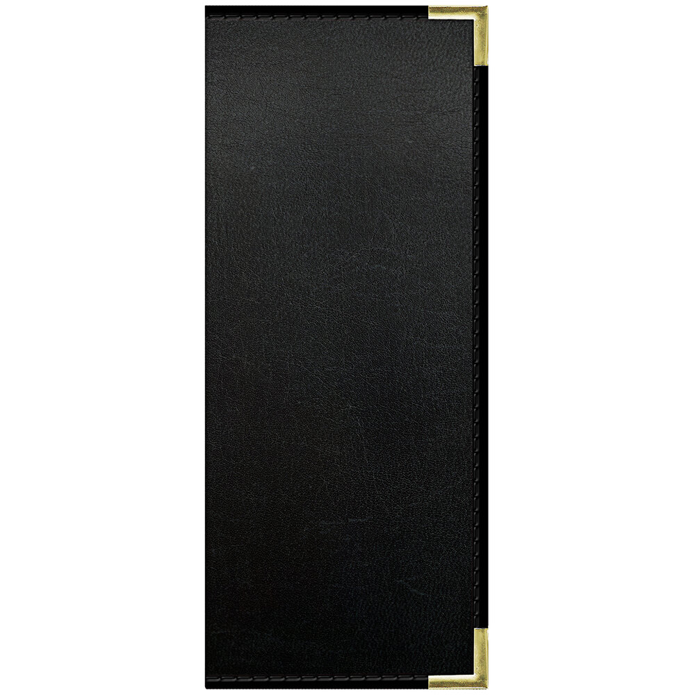 H. Risch, Inc. LTH-PKT-8V Tuxedo Leather 4 1/4" x 11" Customizable 8 ...