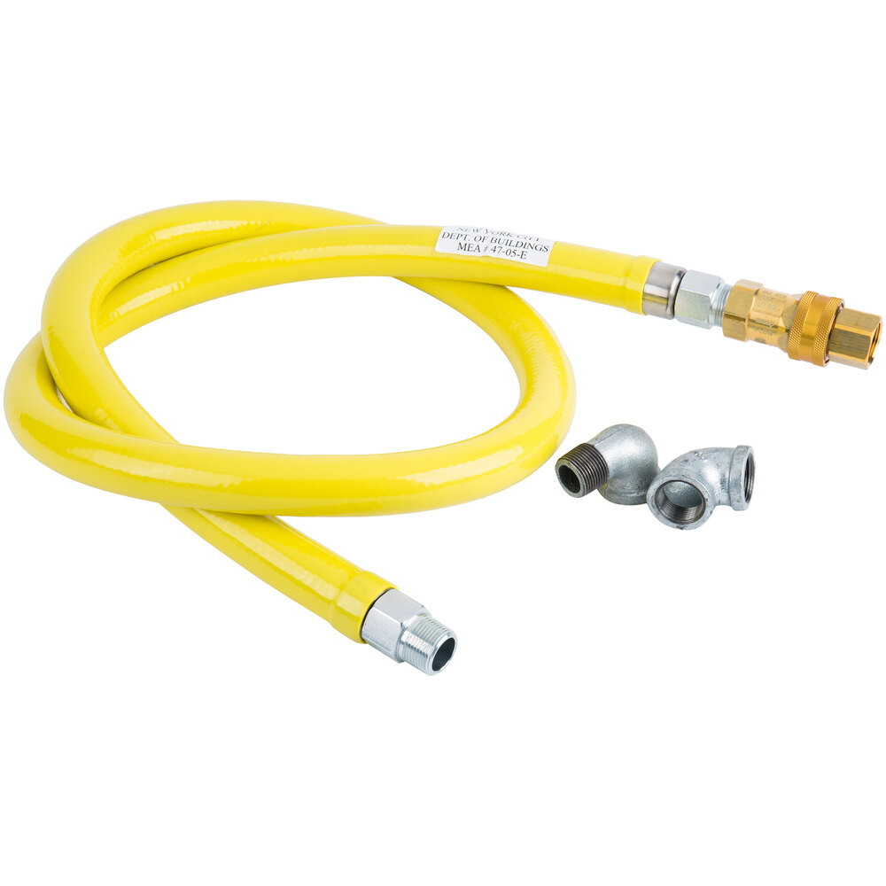 T&S HG-4D-72 Safe-T-Link 72" Quick Disconnect Gas Appliance Connector 3 ...