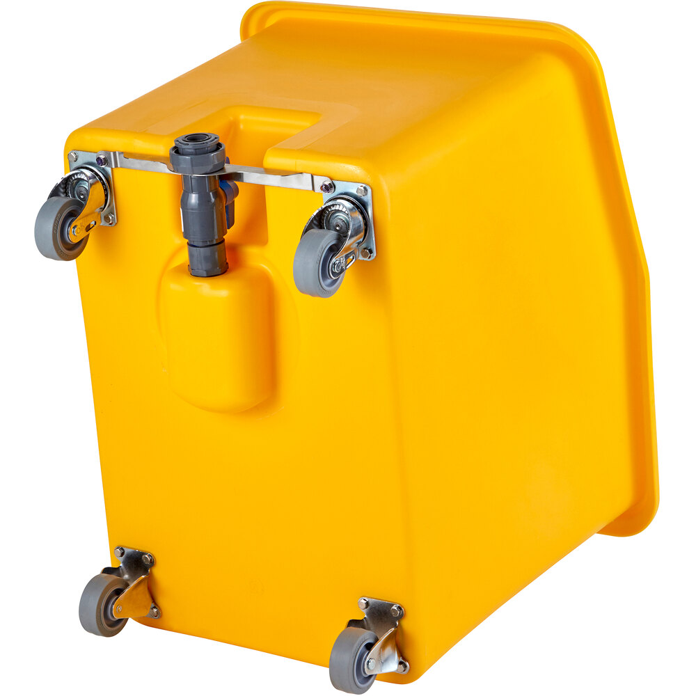 Cambro IBSD37229 37-Gallon Brine Bucket (Yellow Soak)