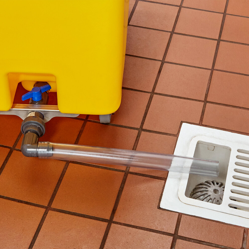 Cambro IBSD37229 37-Gallon Brine Bucket (Yellow Soak)