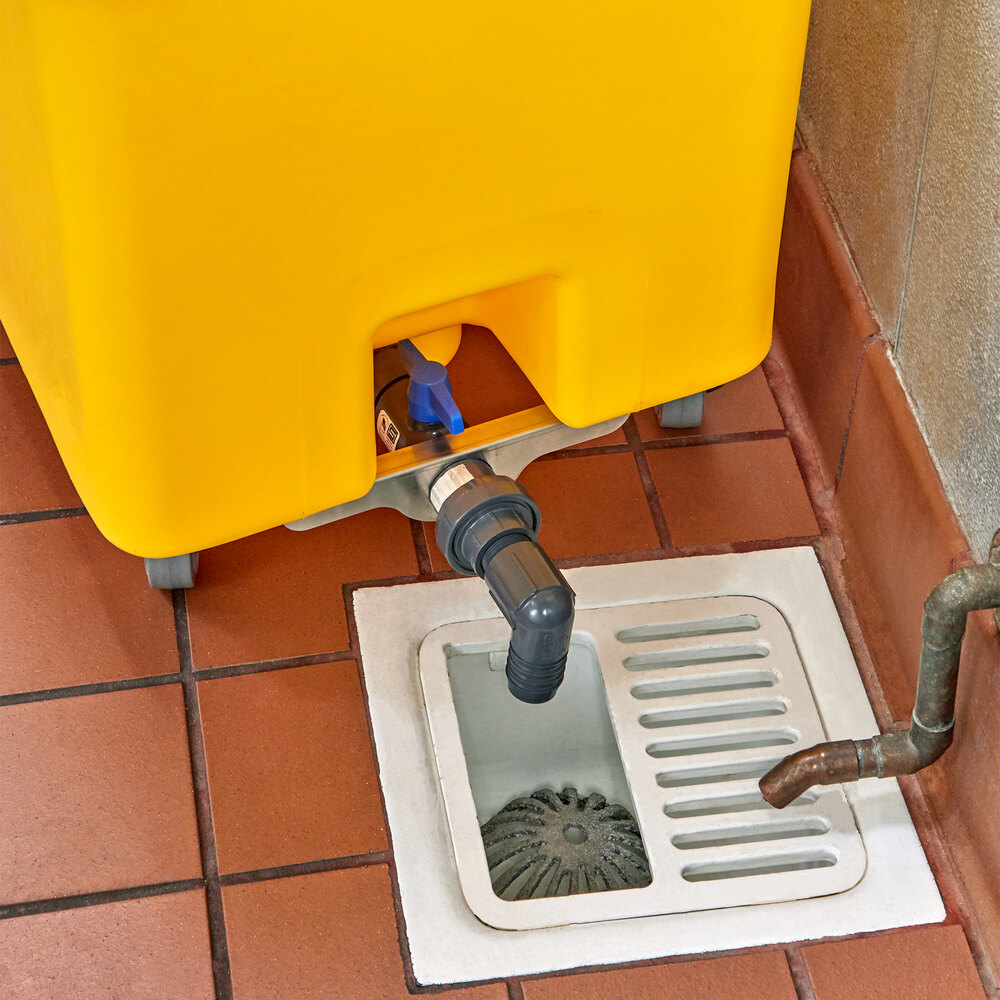 Cambro IBSD37229 37-Gallon Brine Bucket (Yellow Soak)