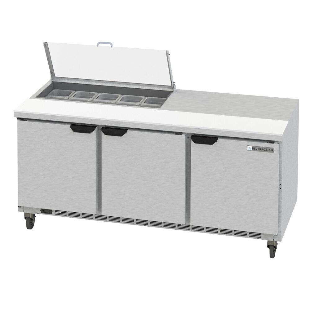 Beverage-Air SPED72HC-10-6-CL Elite Series 72" 6 Drawer Refrigerated ...