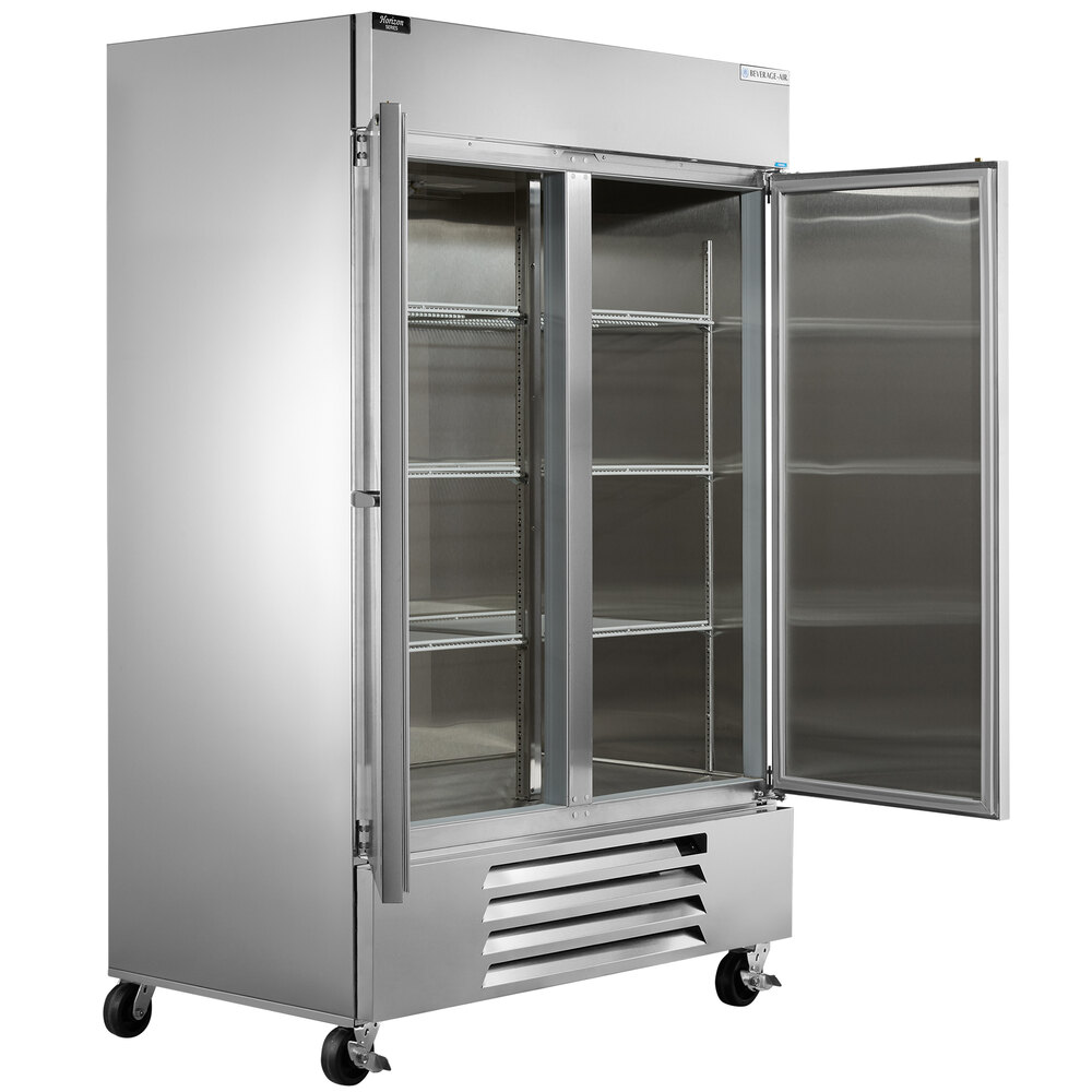 Beverage-Air HBF49HC-1 Horizon Series 52" Solid Door Reach-In Freezer ...