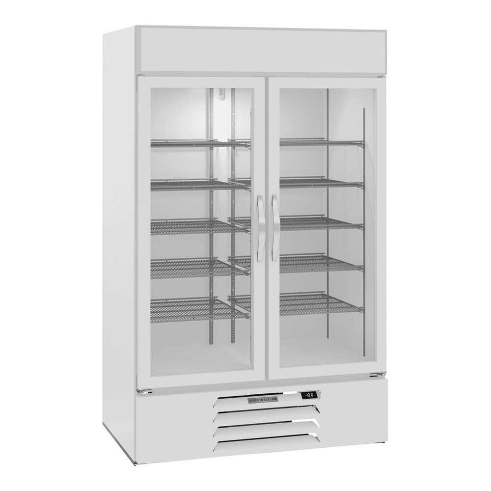 Beverage-Air MMF44HC-1-W MarketMax 47" White Glass Door Merchandising ...