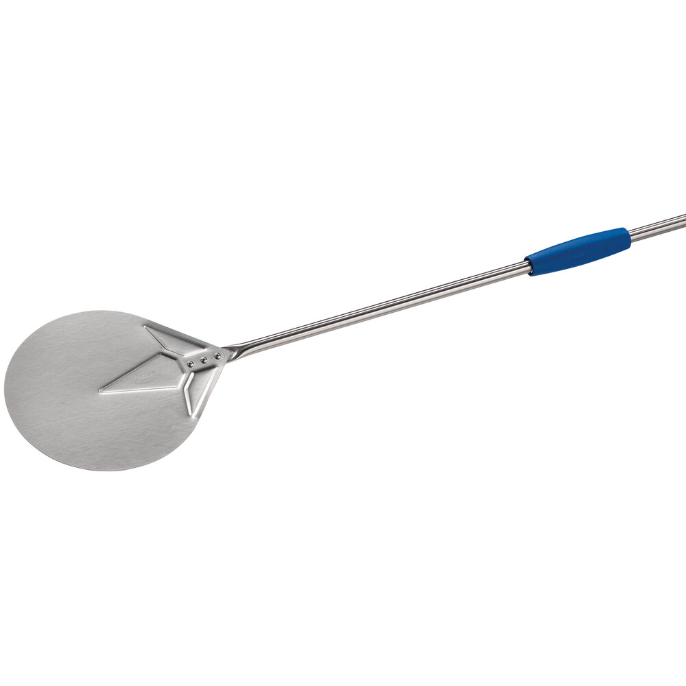 GI Metal Azzurra 9" Stainless Steel Round Turning Pizza Peel with 30 ...