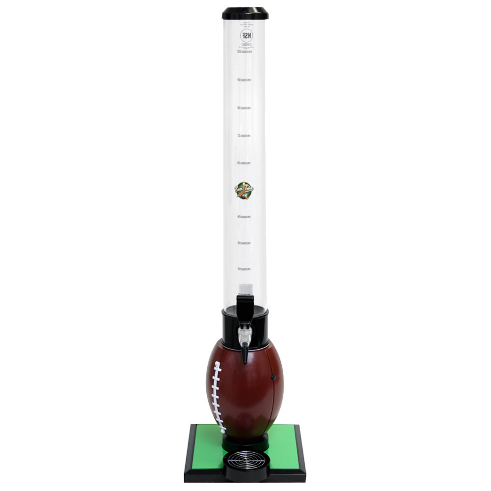 Football Beer Tower: Beer Tubes FTB-32-STAP 1/4 100 oz. Tall Tube Tower