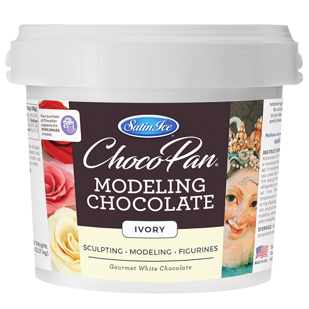 Satin Ice ChocoPan 5 lb. Ivory Modeling Chocolate
