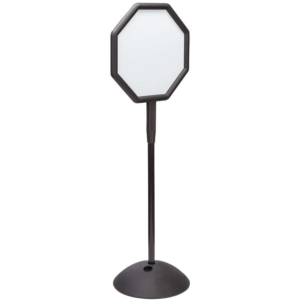 Safco 4118BL Write Way 22 1/2" x 18" x 65" Octagon Double Sided ...