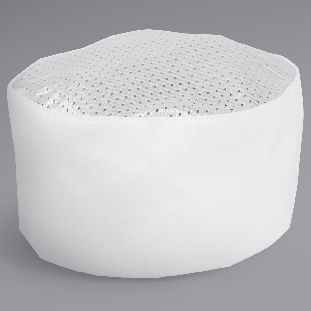Mercer Culinary Millennia® Customizable White Mesh Top Baker's Skull ...