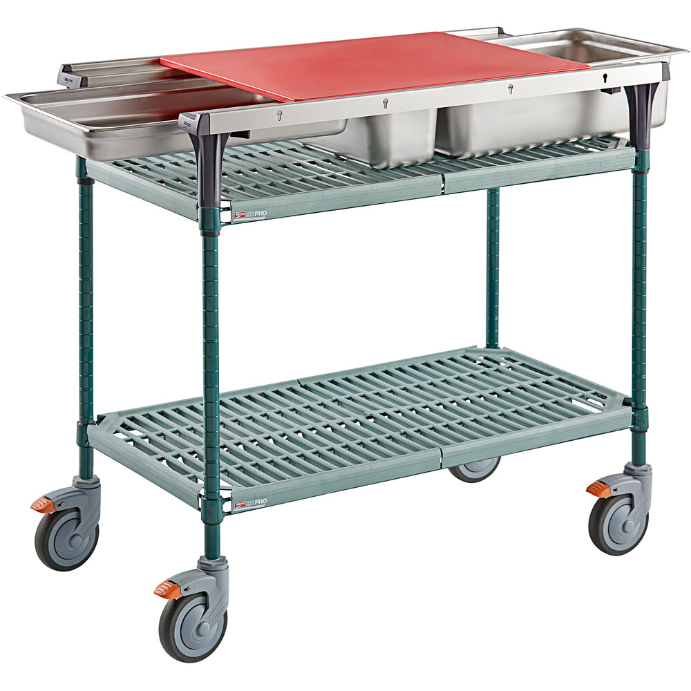 Metro Prepmate Butcher Prep Cart MultiStation with Super Erecta Pro ...
