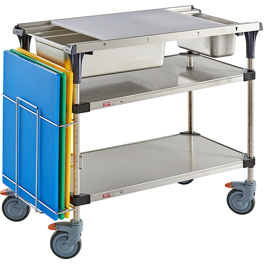 Metro Prepmate MultiStation with Stainless Steel Shelving and Accessory ...