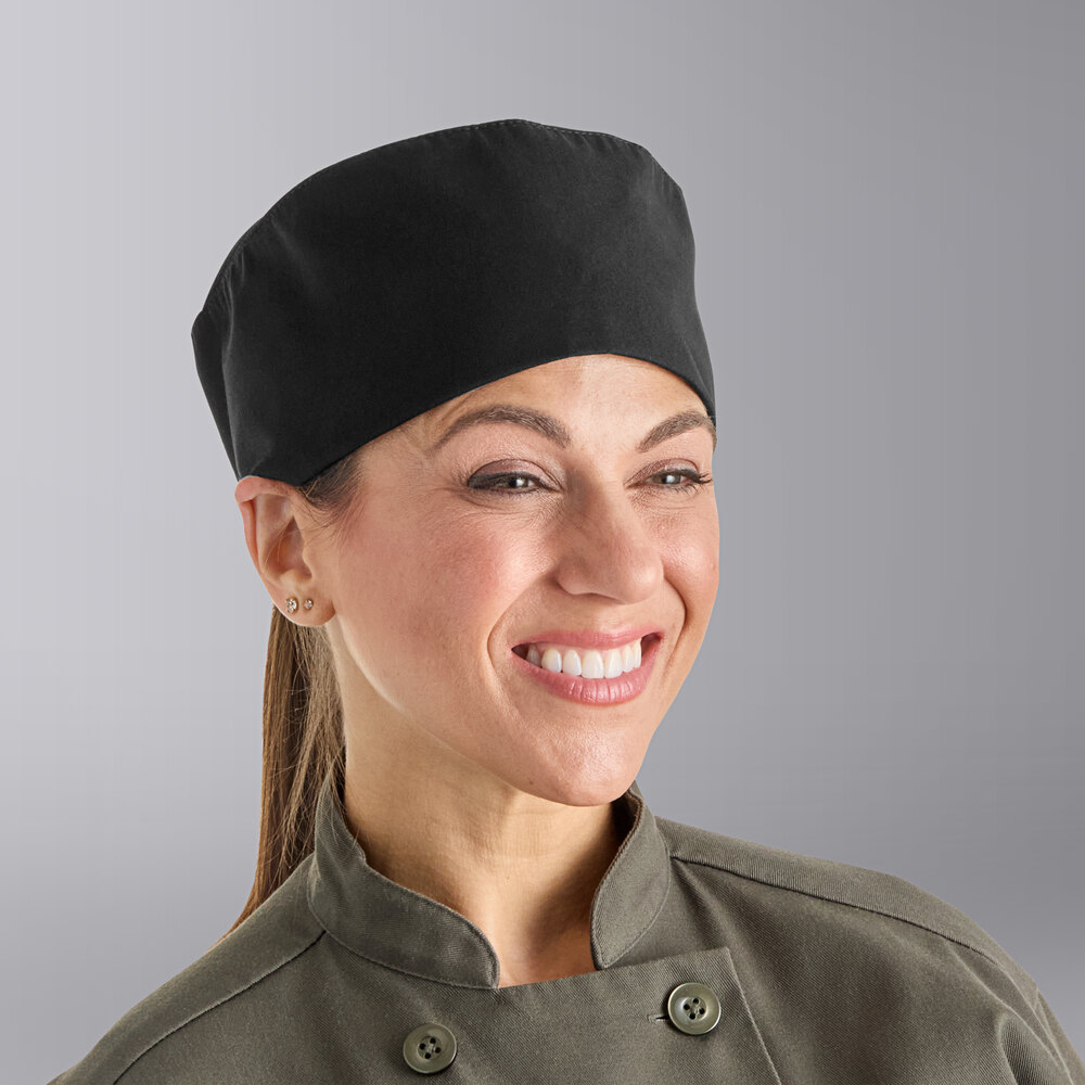 Mercer Culinary Millennia® Customizable Black Mesh Top Baker's Skull ...