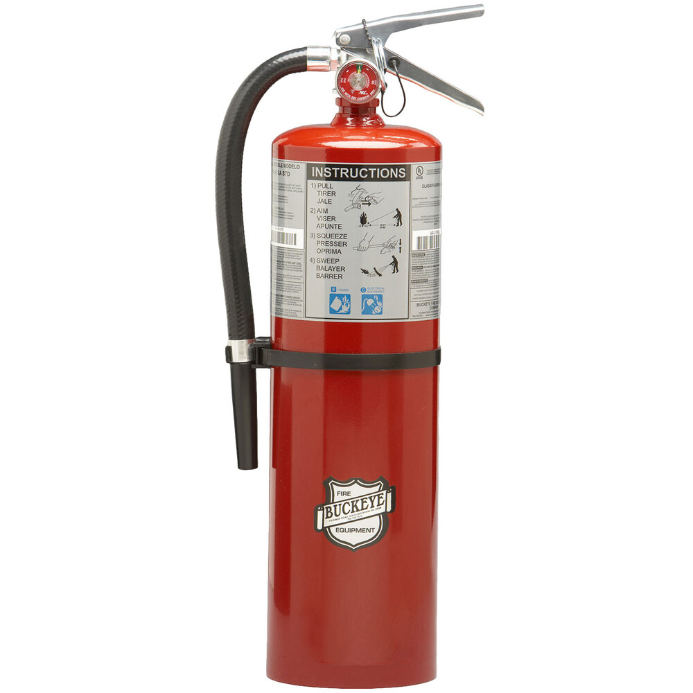 Buckeye 10 lb. Standard Dry Chemical Fire Extinguisher with Wall Mount ...