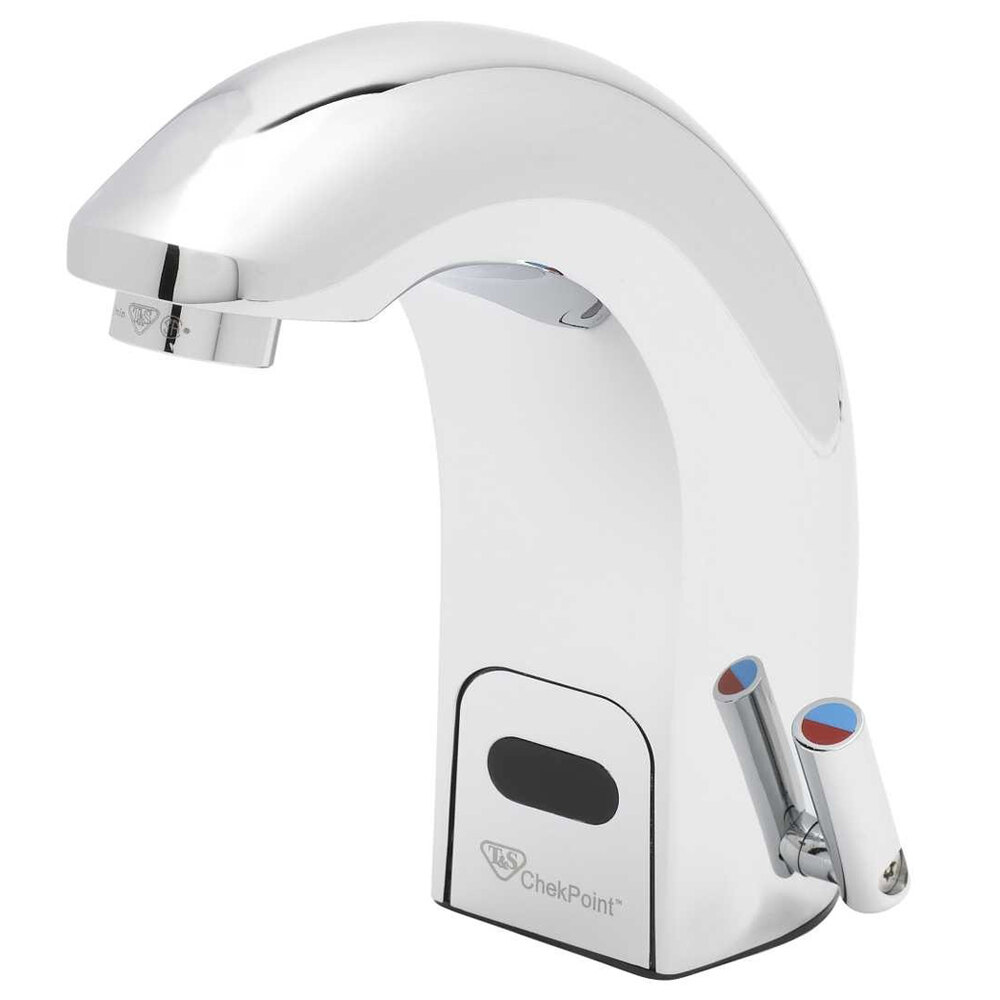 T&S EC-3142-STV5THG ChekPoint Deck Mounted Hands-Free Sensor Faucet ...