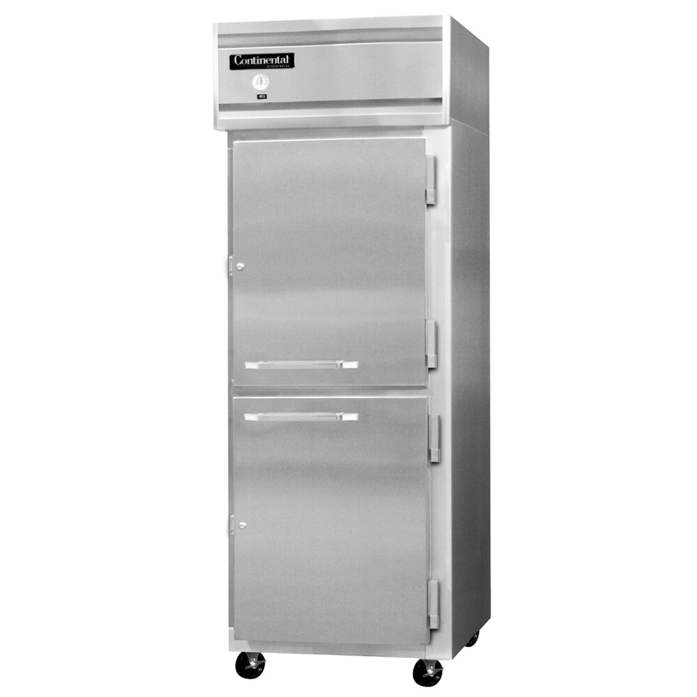 Continental Refrigerator 1RESNSSHD 29" Half Door Extra Wide Shallow ...