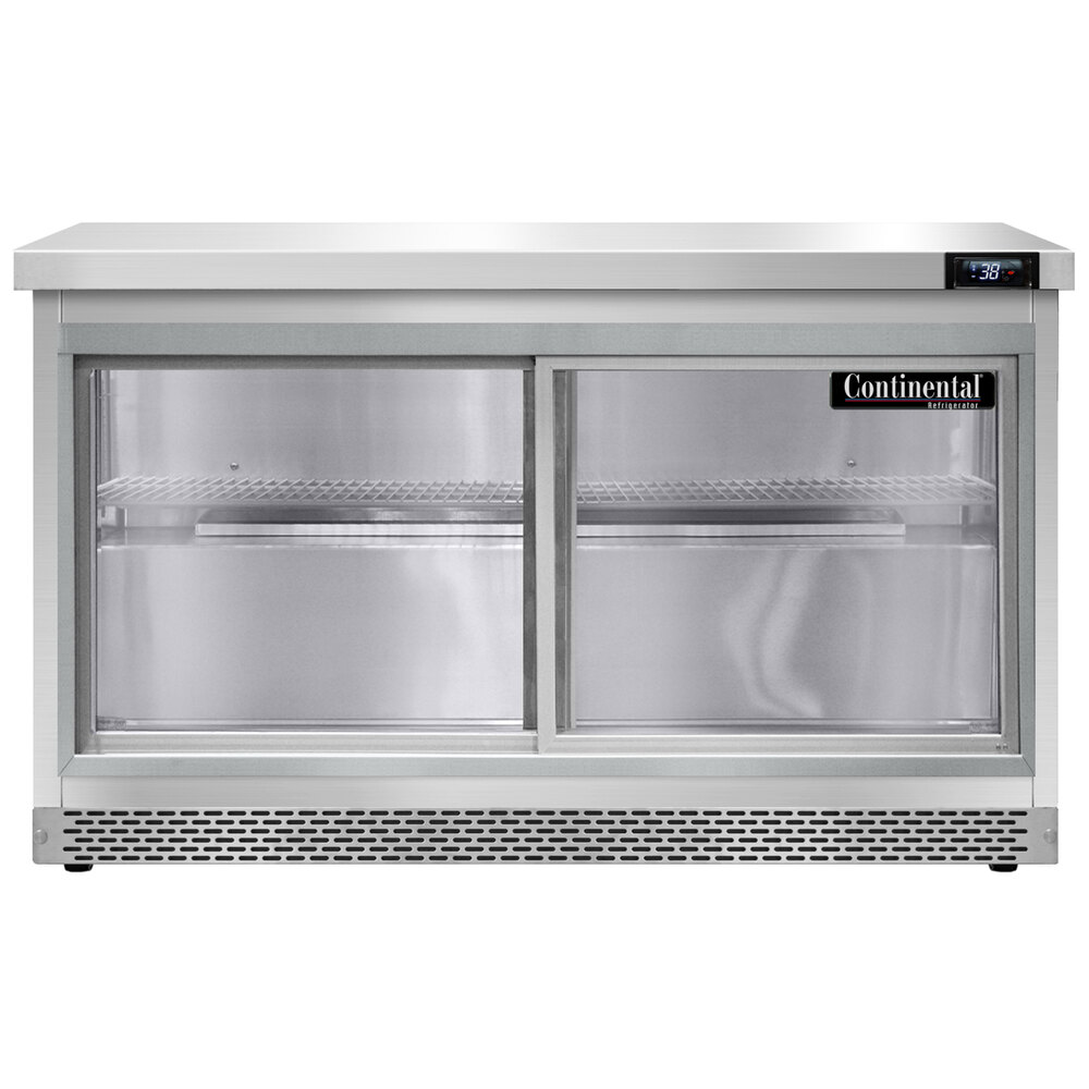 Continental Refrigerator SW48NSGD-FB 48" Front Breathing Undercounter ...