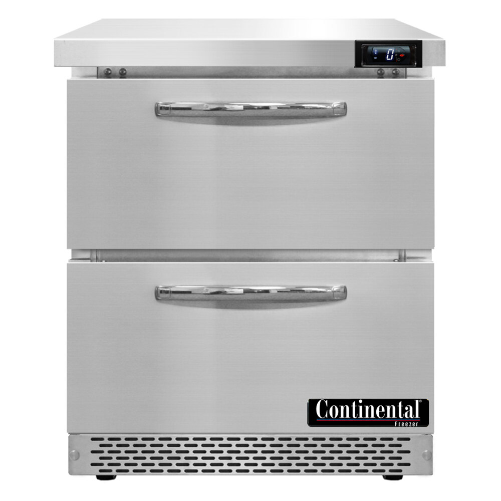 Continental Refrigerator SWF27N-FB-D 27" Front Breathing Undercounter ...