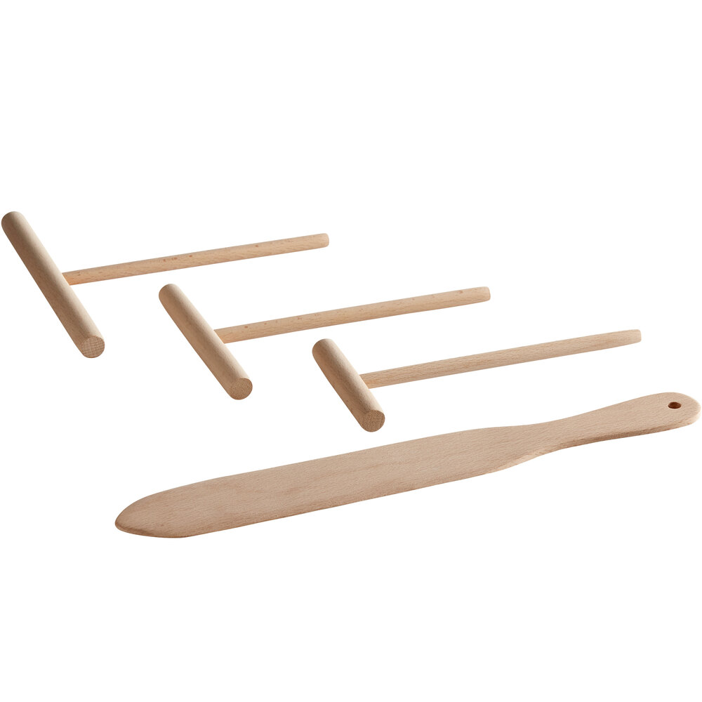 Crepe Batter Spreader Set | WebstaurantStore