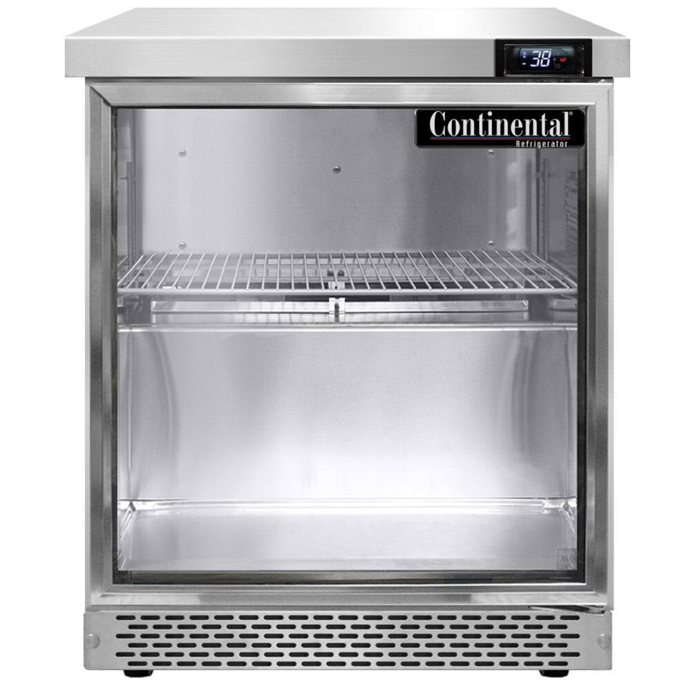 Continental Refrigerator SW27-N-GD-FB 27" Front Breathing Undercounter ...