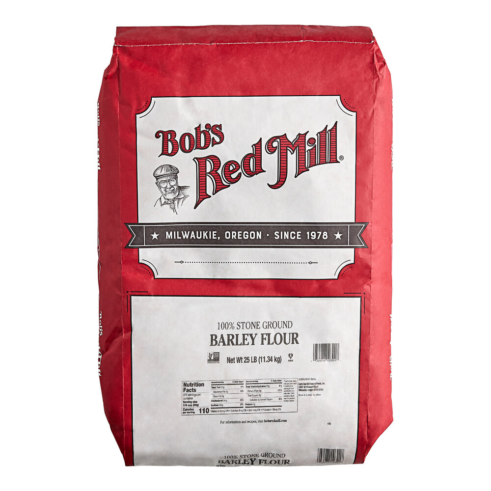 Bob's Red Mill 25 lb. Barley Flour