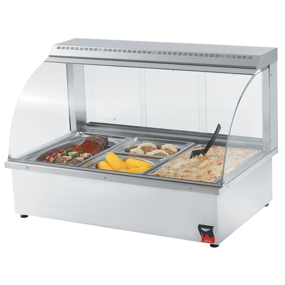 Vollrath 40732 Cayenne Portable Bain Marie Hot Display Case - 1440W