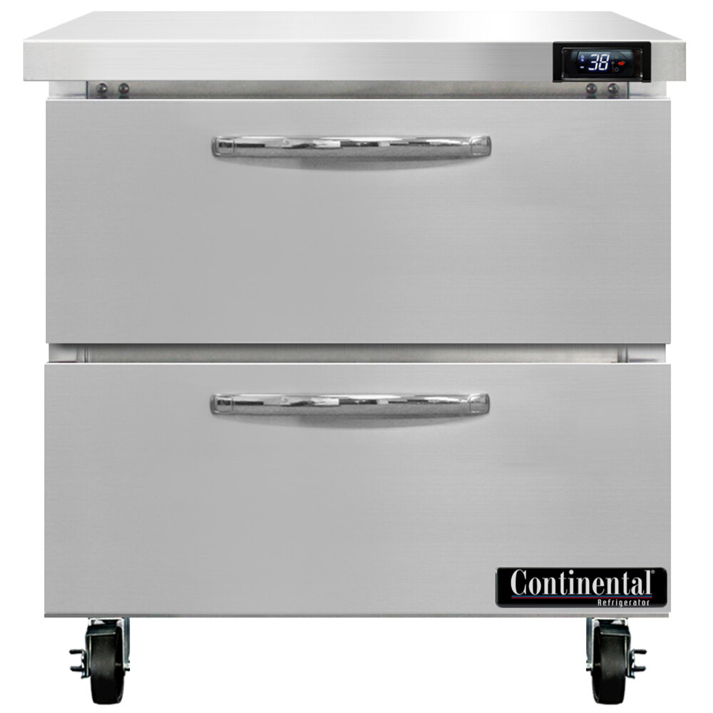 Continental Refrigerator SW32-N-D 32" Undercounter Refrigerator with ...