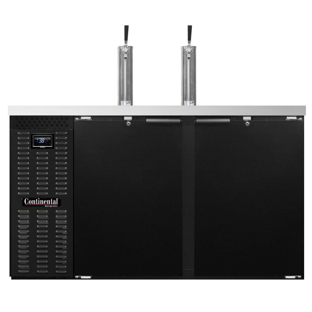 Continental Refrigerator KC59-N Double Tap Kegerator Beer Dispenser ...