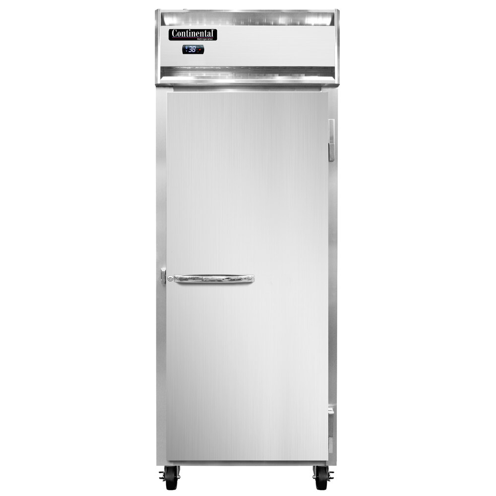 Continental Refrigerator 1RE-N-PT 29" Solid Door Extra Wide Pass ...