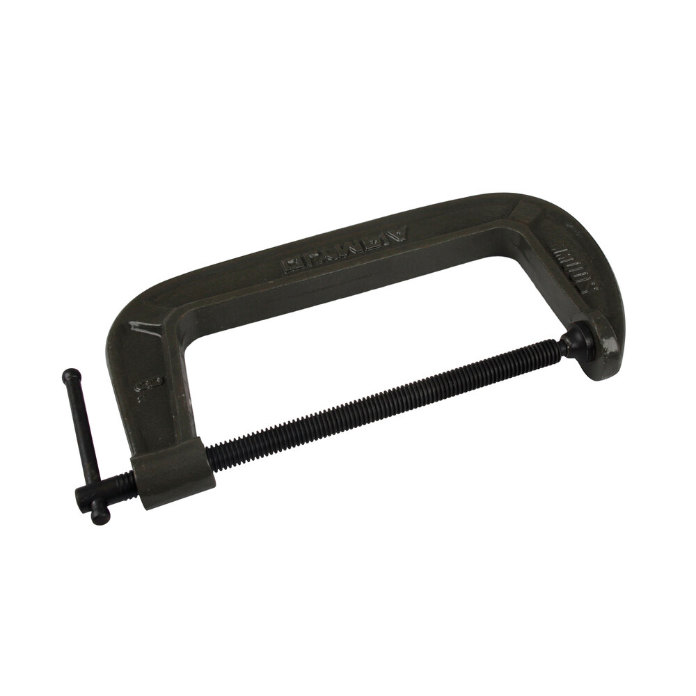 Olympia Tools 8" x 4" Cast Steel C-Clamp with Adjusting Black Oxide ...