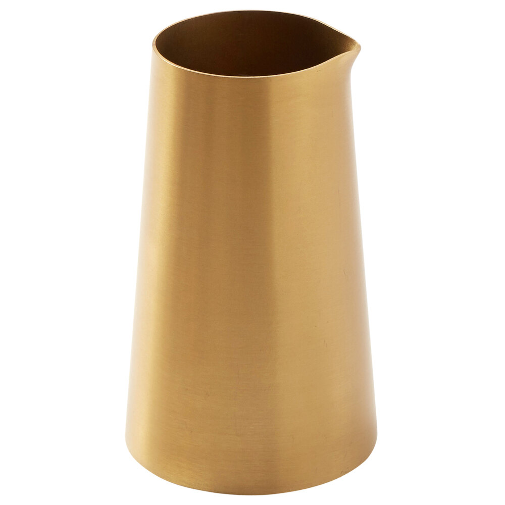 American Metalcraft SCMG4 Evolution 4.5 oz. Gold Satin Finish Stainless ...