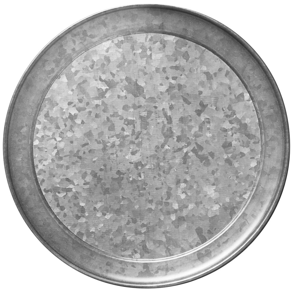 American Metalcraft GTP10 Onyx 24 Gauge 10" Galvanized Pizza Pan